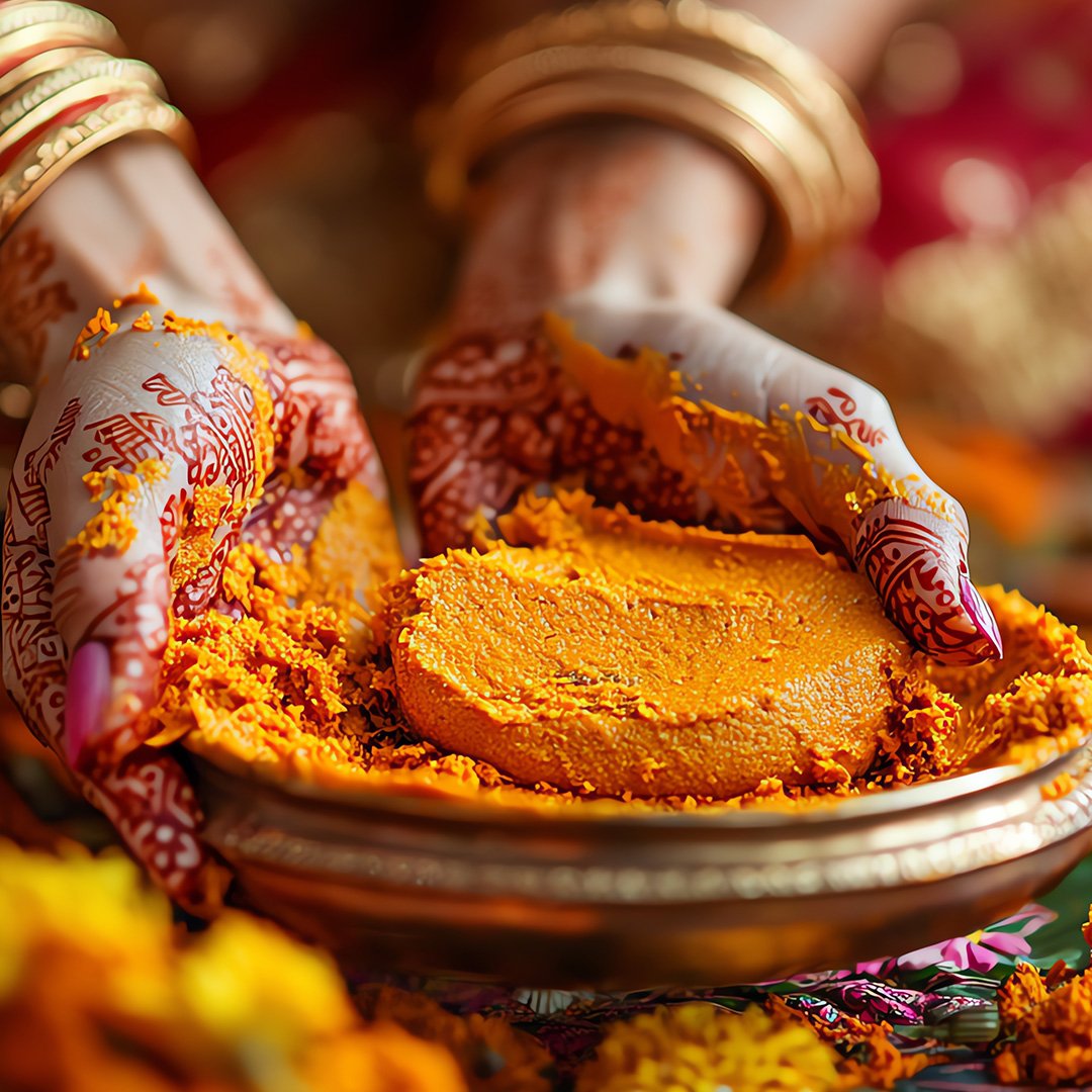 Haldi Ceremony (हल्दी रस्म): हल्दी समारोह शादी से पहले शुभ और रंगीन परंपरा